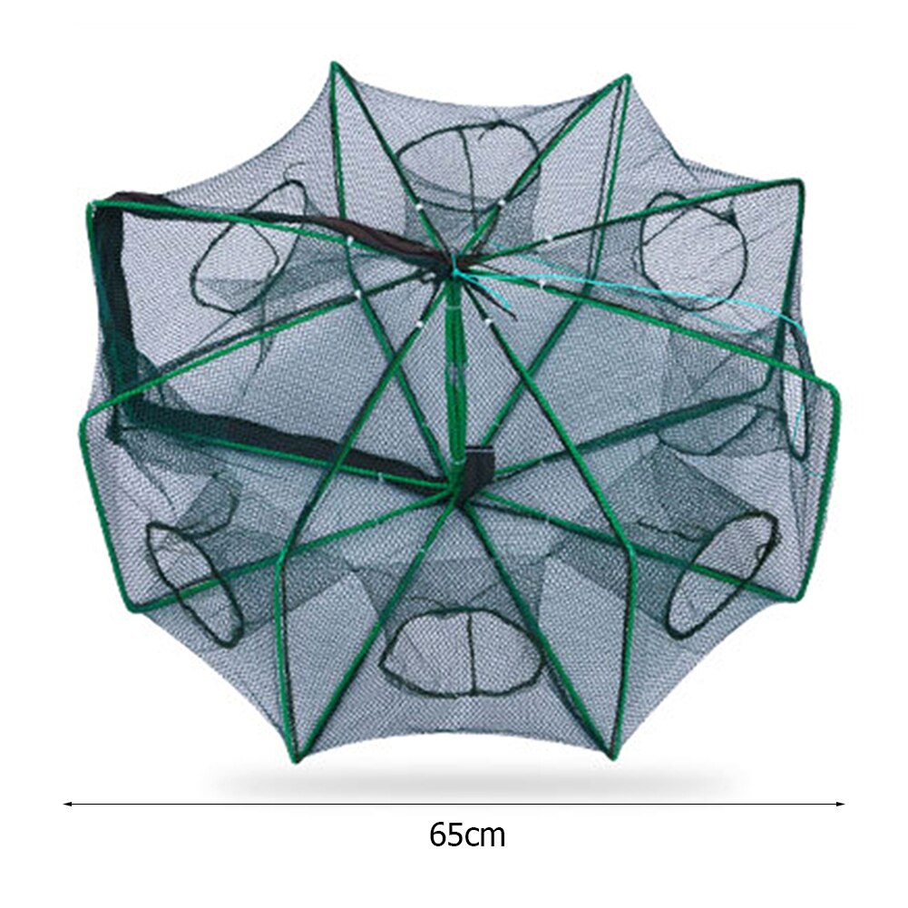 6-16 Holes Automatic Fishing Net Shrimp Cage Folda... – Vicedeal