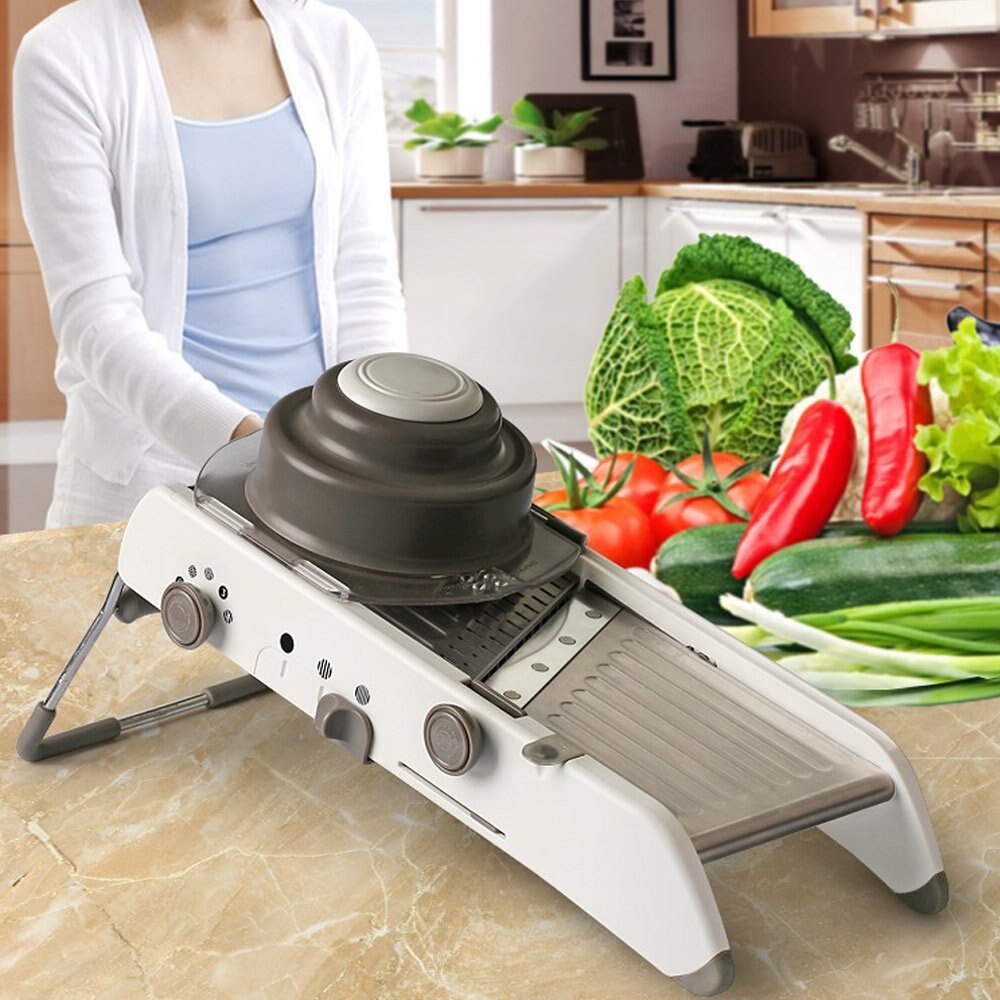 Smart Mandoline Manual Vegetable Fruit Slicer Pota... – Grandado