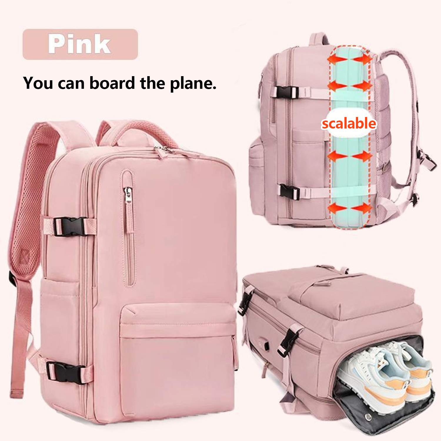 1 set of classic expandable travel backpacks that ... – Grandado