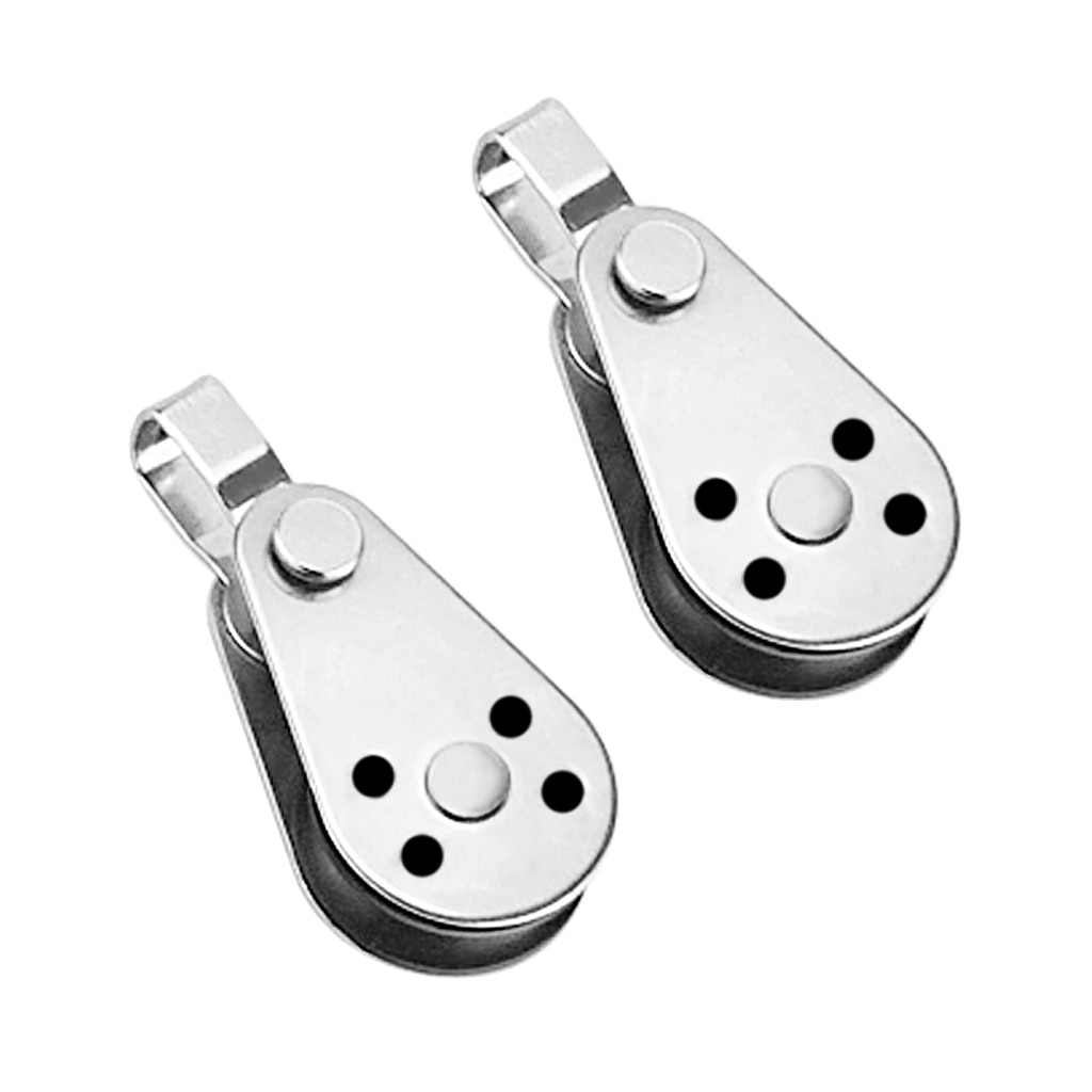 2pcs Durable Fixed Pulley Block 316 Stainless Stee... – Grandado