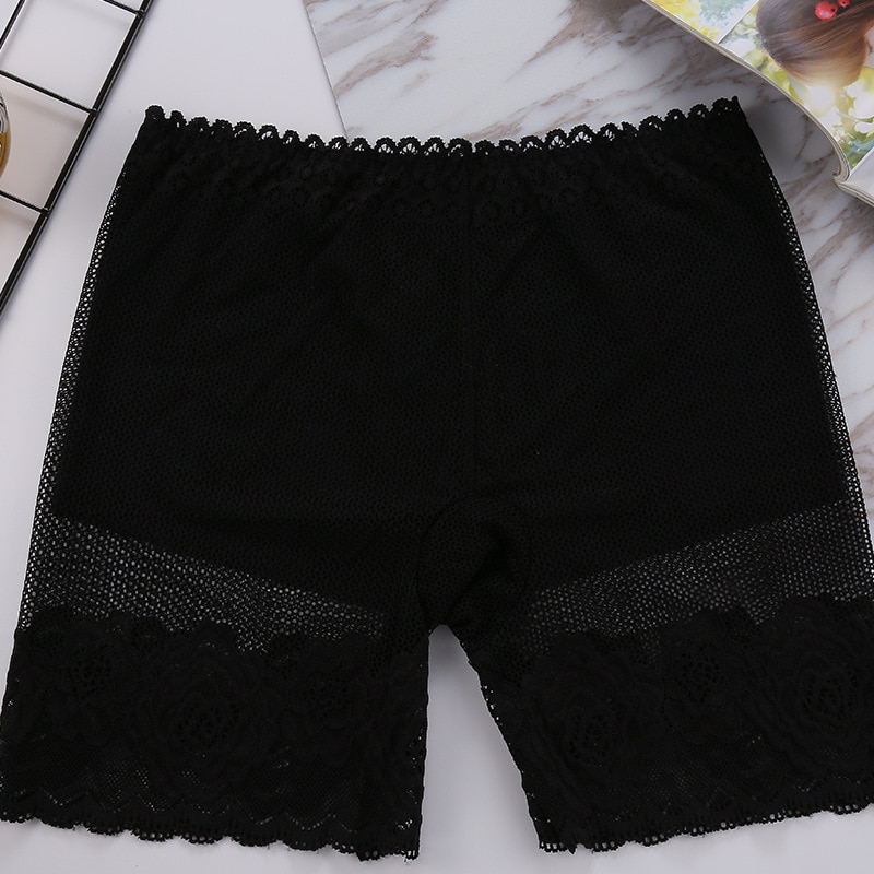 Safety Short Pants Underwear Elastic Women Lace Un... – Vicedeal