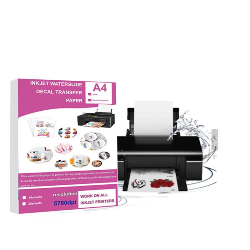 (20pcs=10 clear+10 white) Inkjet Water Slide Decal... – Vicedeal