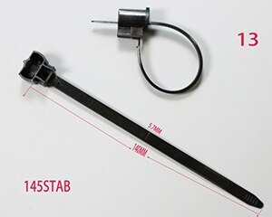 20 Pcs Nylon Black Car Auto Cable Strap Push Mount... – Grandado