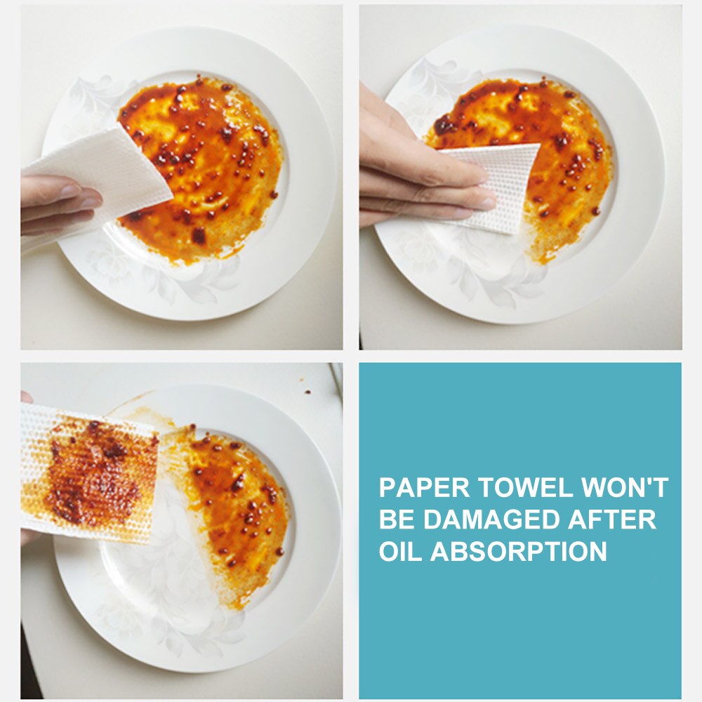 Rolls Disposable Cleaning Cloth Kitchen Oil Absorb... – Grandado