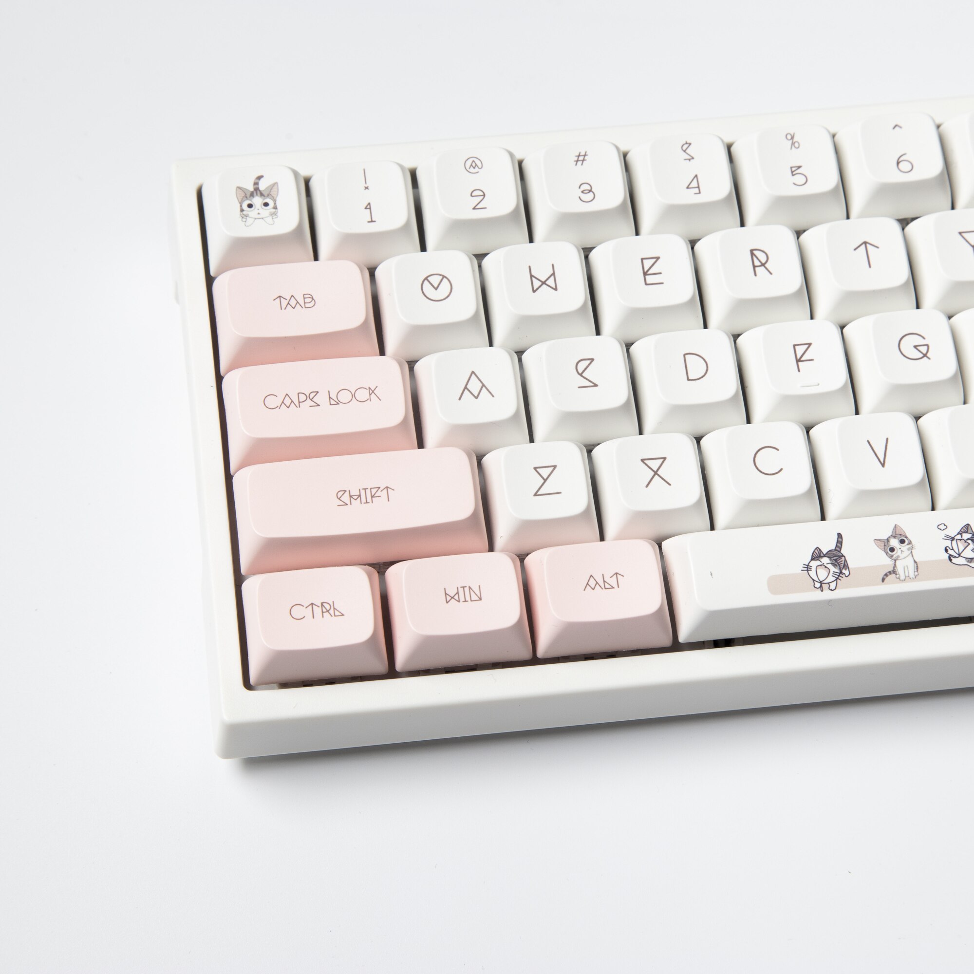 Xda Kat Keycaps 138 Keys Pbt Dye Sub Roze Leuke Mi... – Vicedeal
