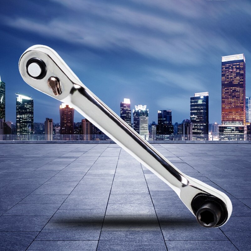 2 in 1 Mini Socket Ratchet Wrench Universal Spanne... – Grandado