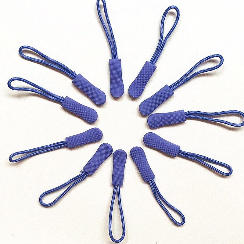 10pcs lake blue Zipper Pulls Strong Nylon Cord Non... – Vicedeal