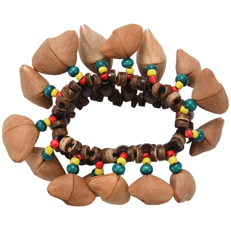 Handmade Nuts Shell Bracelet Handbell for Djembe A... – Grandado