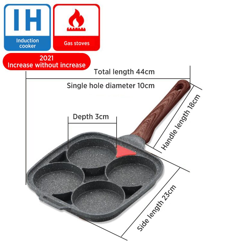 Mini Nonstick Frying Pancake Pan Saucepan Can Be E... – Vicedeal