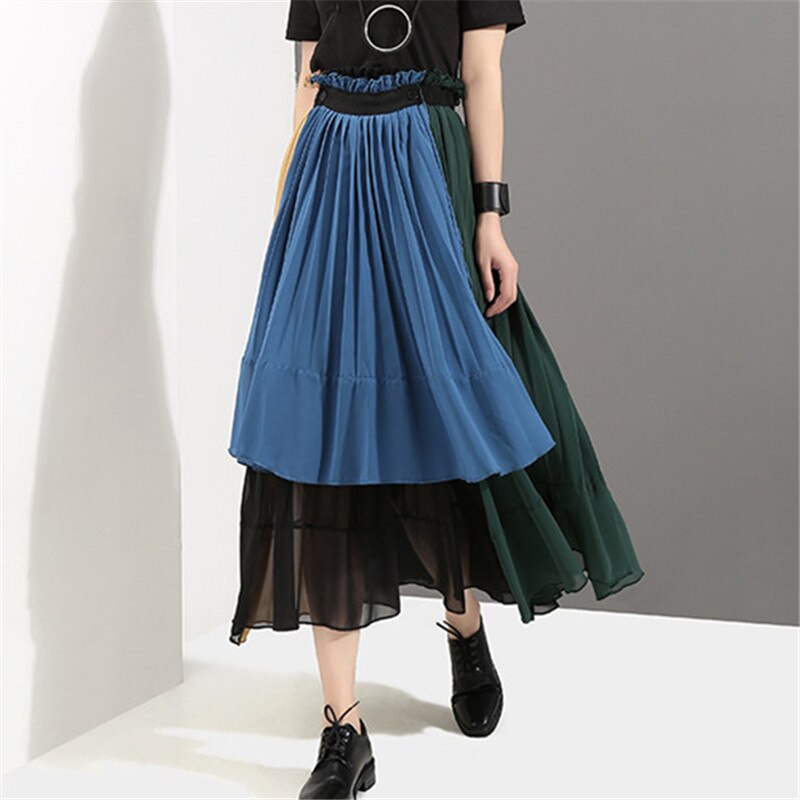 Neploe Female Colorful Patchwork Summer Style Kore... – Vicedeal