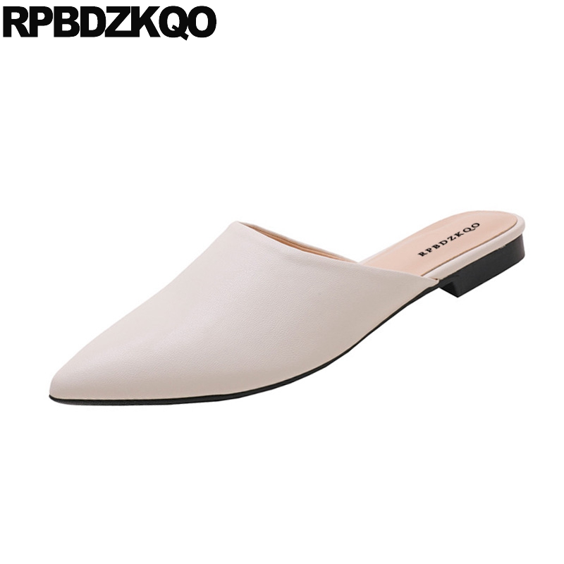 mules cheap slip on large size china pointed toe c... – Grandado