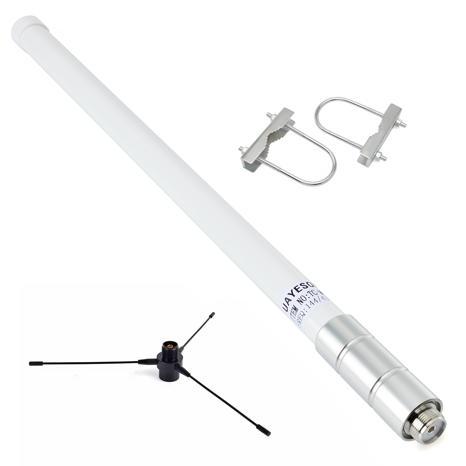 UHF 70cm 400-470mhz Fiberglass Antenna GMRS Base a... – Grandado