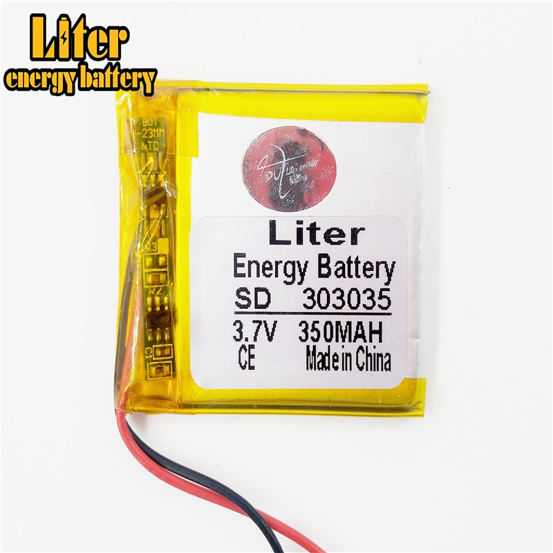 3.7V 350mAh 303035 Lithium Polymer Li-Po li ion Re... – Grandado