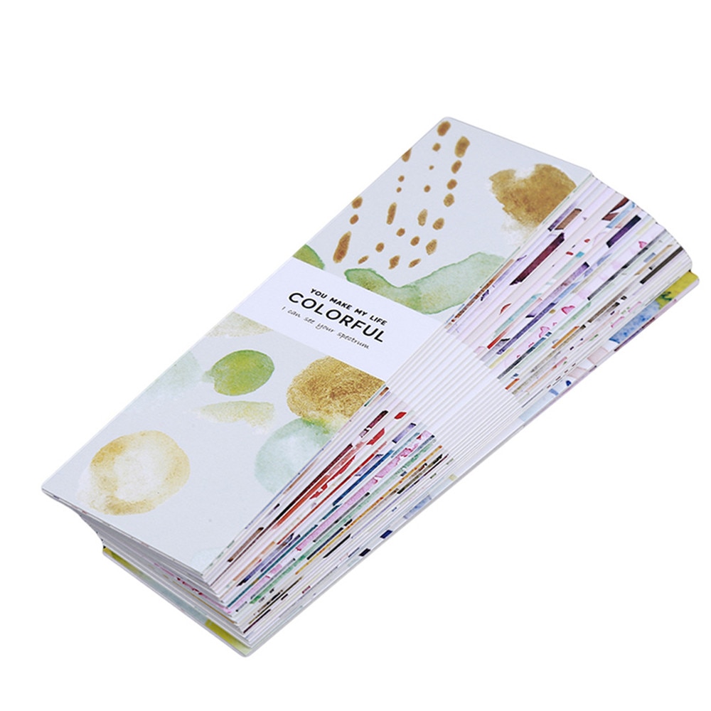 Ellenmar 30pcs Spectrum Painting Paper Bookmark Ha... – Vicedeal