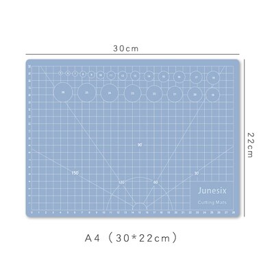 A3 A4 A5 Translucent Cutting Mats Pvc Grid Lines S... – Grandado