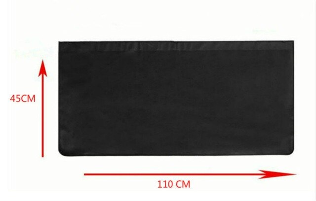 32 x 24cm/110x45cm Black Magnetic Fender Cover Veh... – Vicedeal