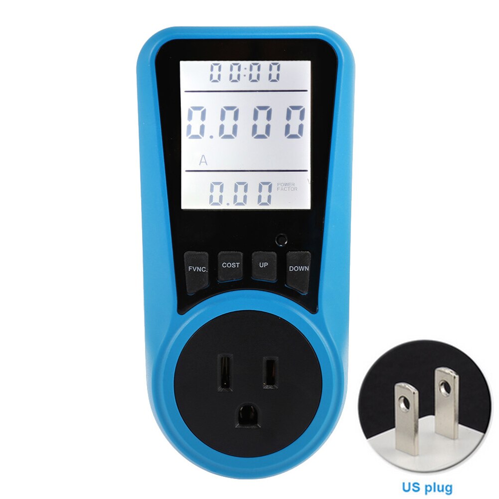 Measuring Backlit Digital Socket Outlet Plug In El... – Vicedeal