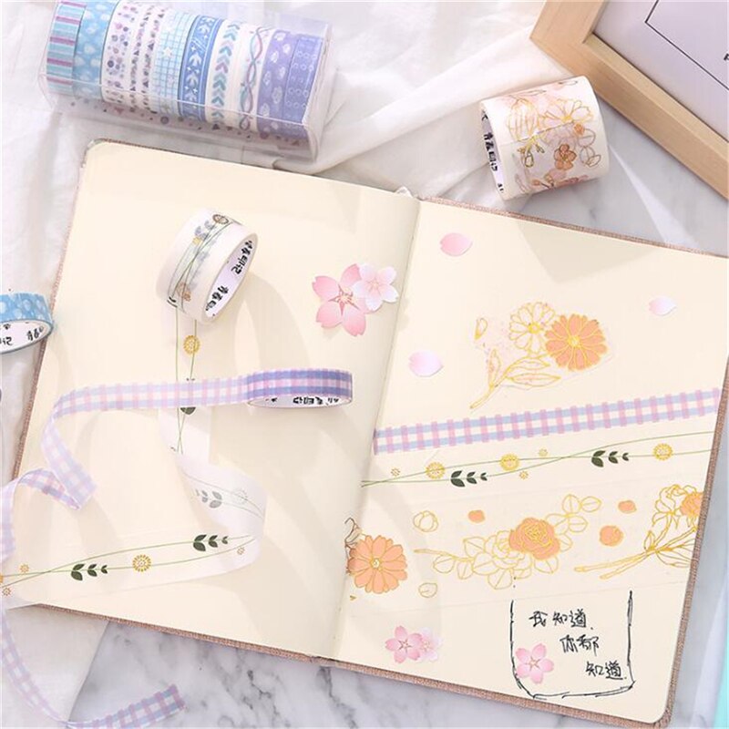 10 Rolls/set Tape Japanese Stationery Stationery S... – Vicedeal