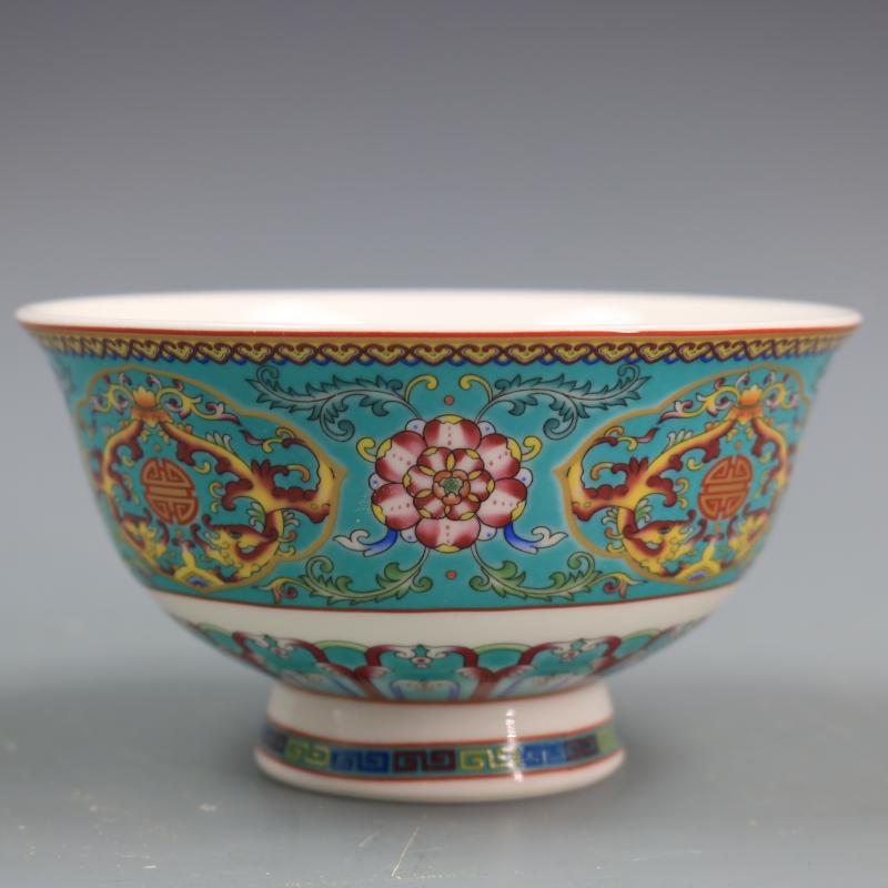 Qing Dynasty Qianlong Blue and White Enamel Color ... – Vicedeal