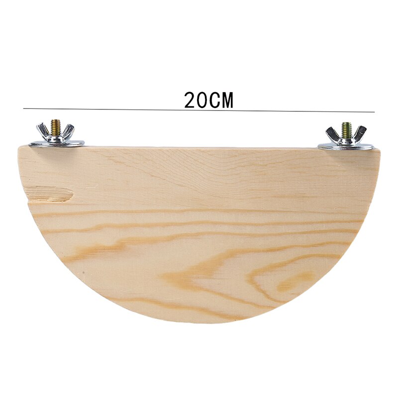 Bird Parrot Wood Platform Hamster Branch Perches S... – Grandado
