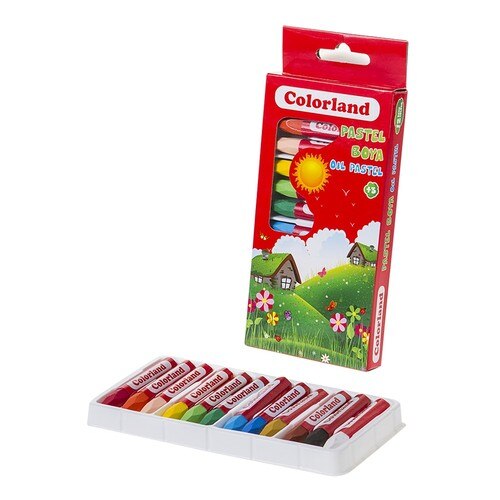 Colorland 12'Li Pastel Paint COLOR-PAS01 – Grandado