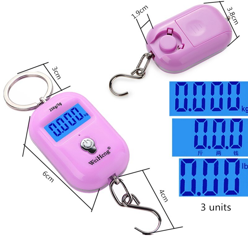 25kg/5g Mini Hook Scale Digital Suitcase Scales Ha... – Grandado