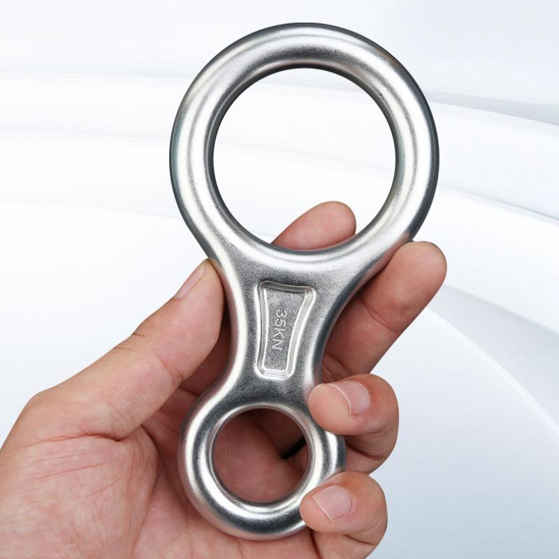 Rock Climbing 8-Shape Eight Ring Abseiling Device ... – Grandado