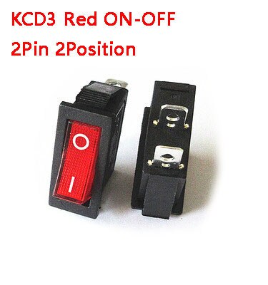 10pcs KCD3 Rocker Switch ON-OFF 2 Position 3 Pin E... – Grandado