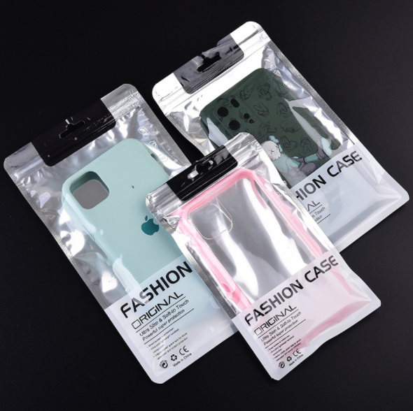 50pcs Aluminum foil case zipper bag translucent pl... – Grandado