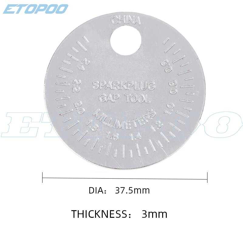 1pc Spark Plug Gap Gauge Tool Measurement Coin-Typ... – Grandado