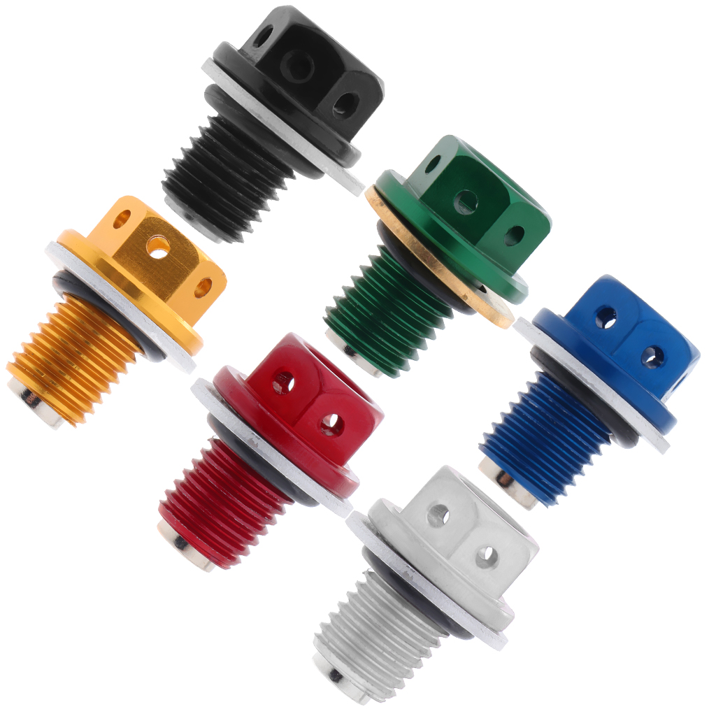 M12 Magnetic Oil Sump Nut Drain Oil Plug Screw Oil... – Vicedeal