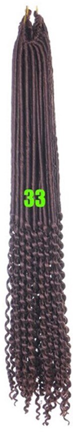 20" 100G 24Roots Goddess Faux Dread Locs Crochet B... – Vicedeal
