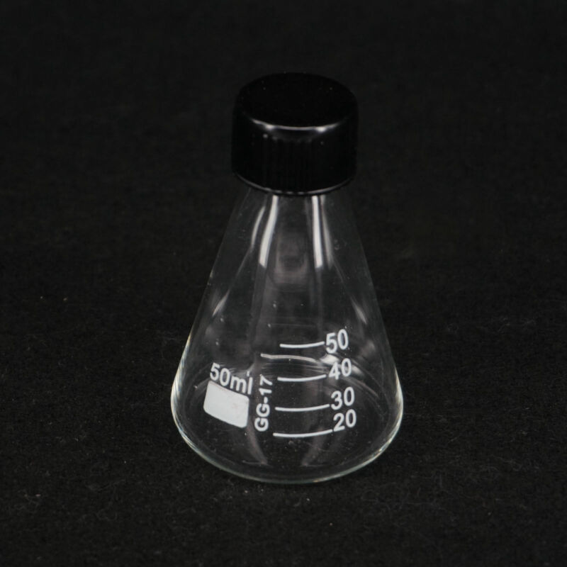 50ML Straight small Mouth Glass erlenmeyer flask, ... – Vicedeal
