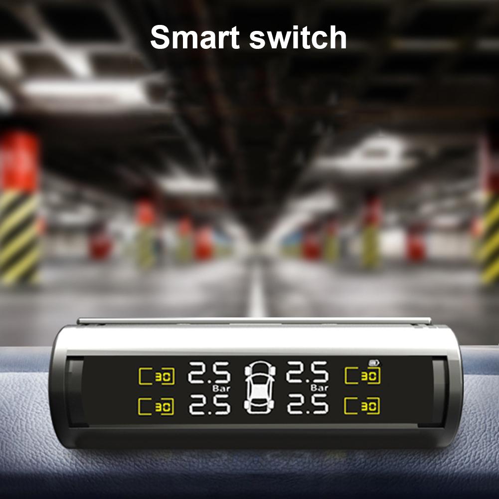 Tire Pressure Monitoring System Solar Powered TPMS... – Vicedeal