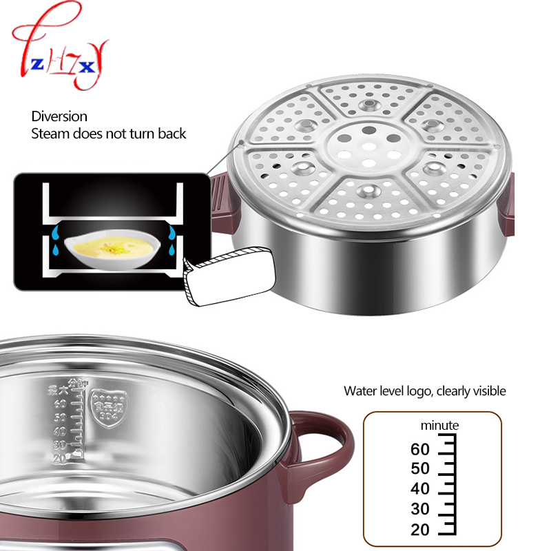Home use 8L electric steamer Bun Warmer 800W Cooki... – Grandado