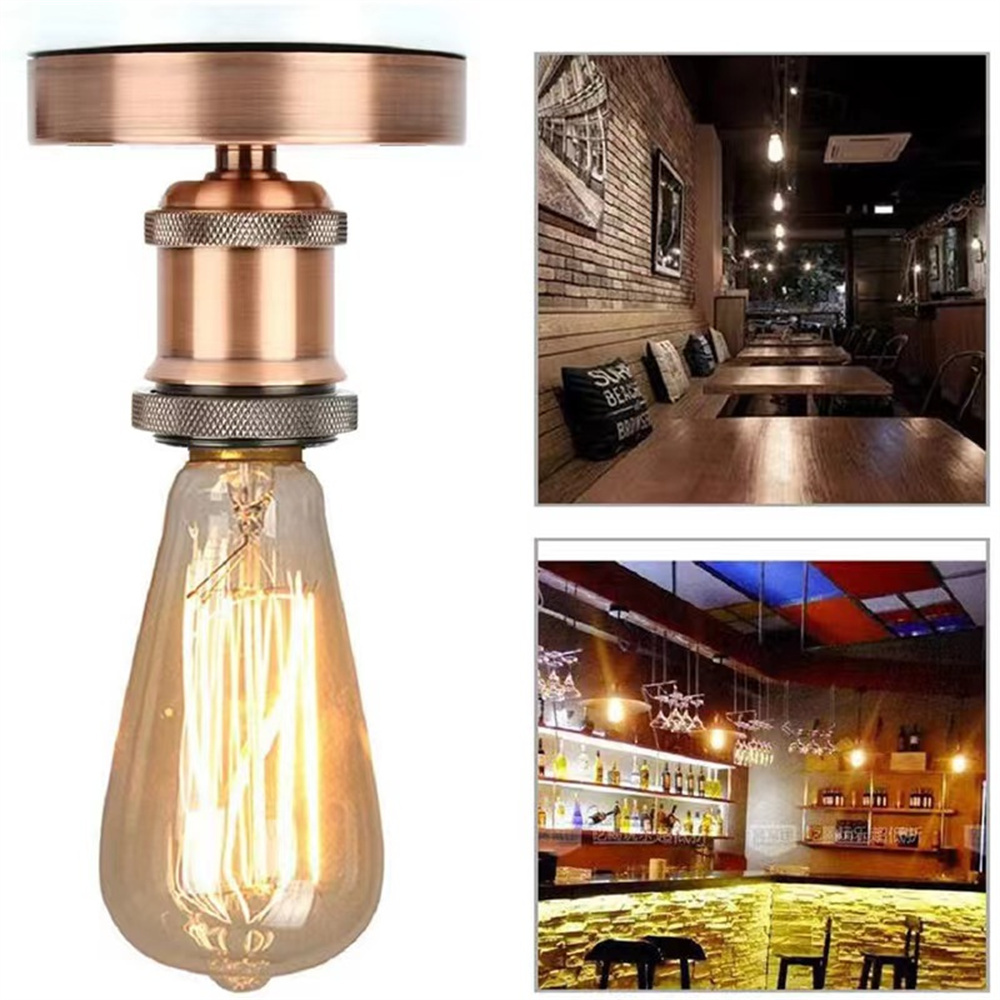 Vintage Lamp Socket E27 Bulb Base E26 Retro Ceilin... – Vicedeal