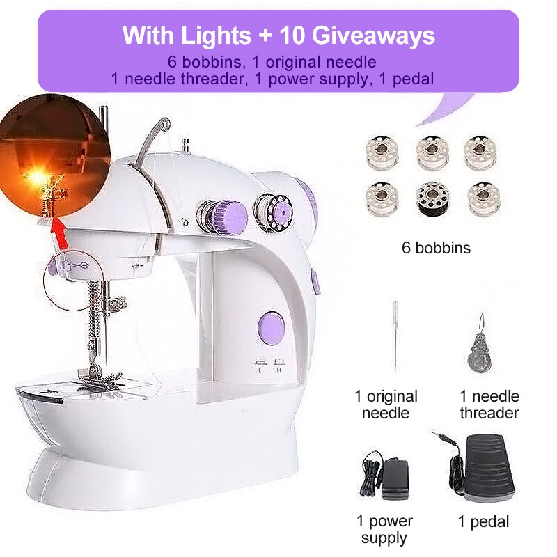 Mini Naaimachine Multifunctionele Naaimachine Met ... – Vicedeal