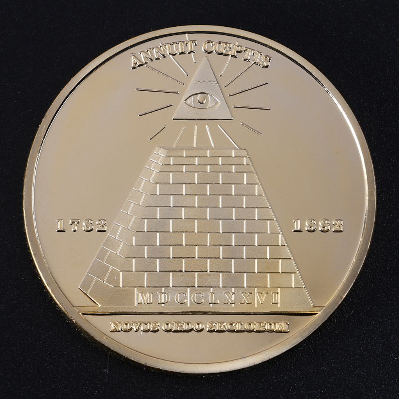 Eye of the Masonic Commemorative Coin Collection S... – Grandado