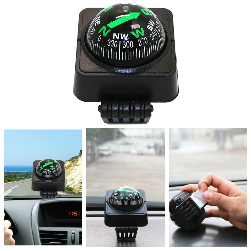 Outdoor portable mini car compass Guide ball Adjus... – Grandado