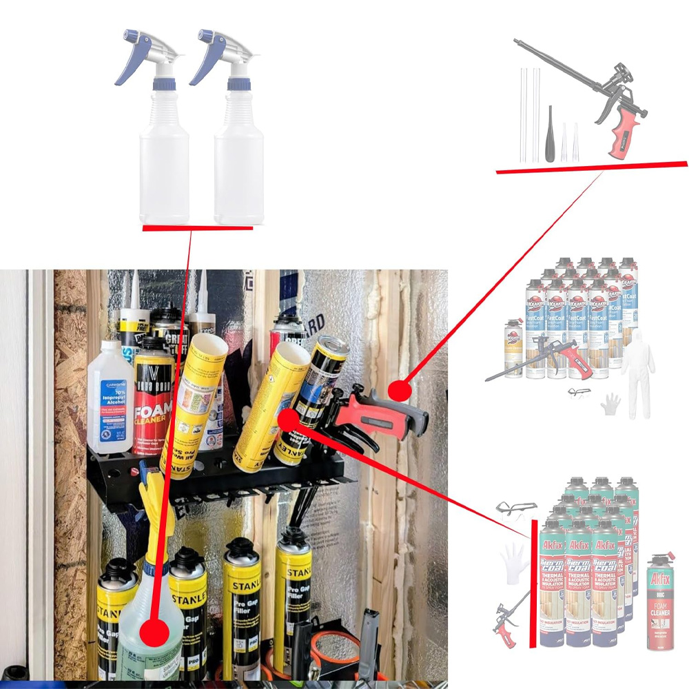 Spray Bottle Storage Rack Car Detailing Tools Spra... – Grandado