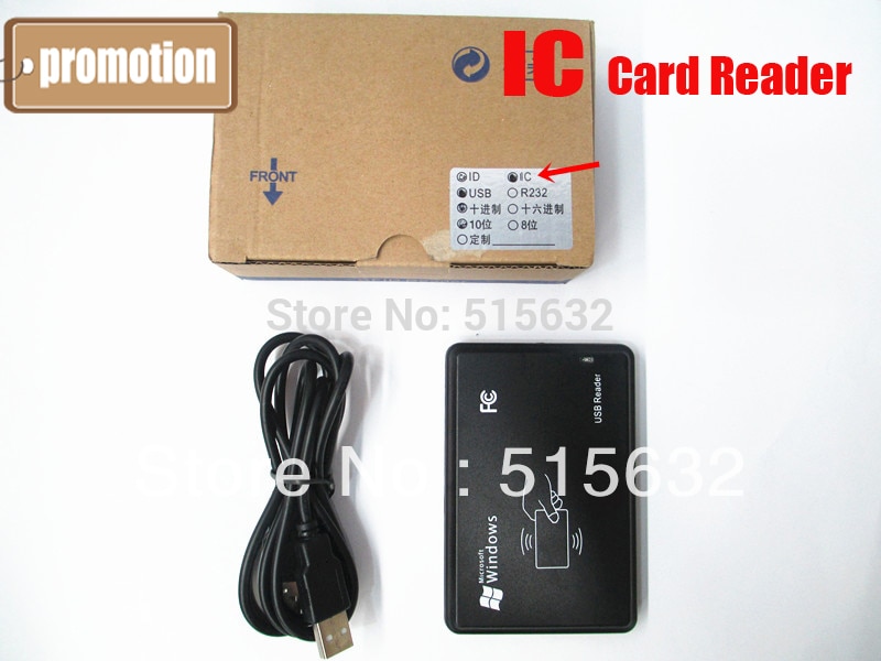 Security Black RFID USB IC Card Reader with usb in... – Vicedeal
