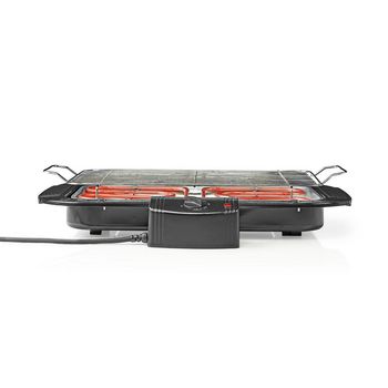 Elektrische Grill | Rechteck | 38x22 cm | 2000 W – Vicedeal