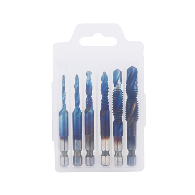 6Pcs/set Drill Tap Bits Set HSS Combination Drill ... – Grandado
