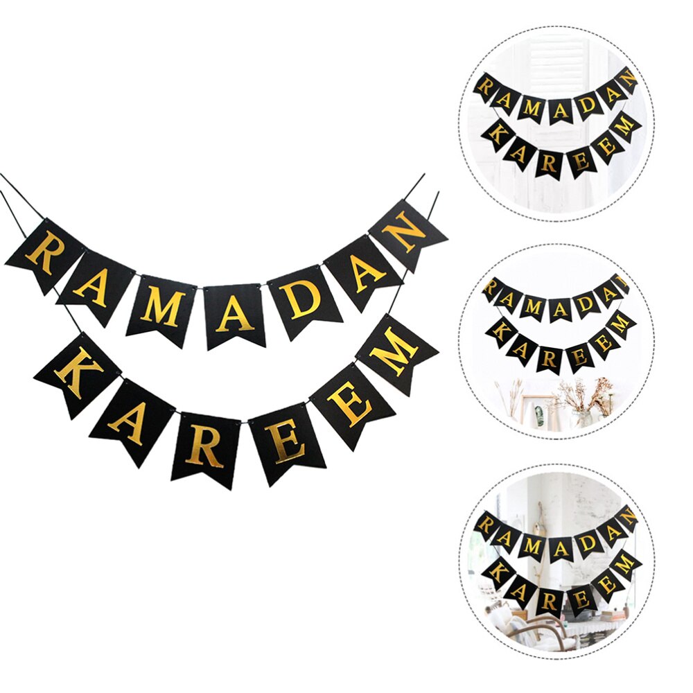 1 Set Eid Mubarak Party Decorative Banner Ramadan ... – Vicedeal