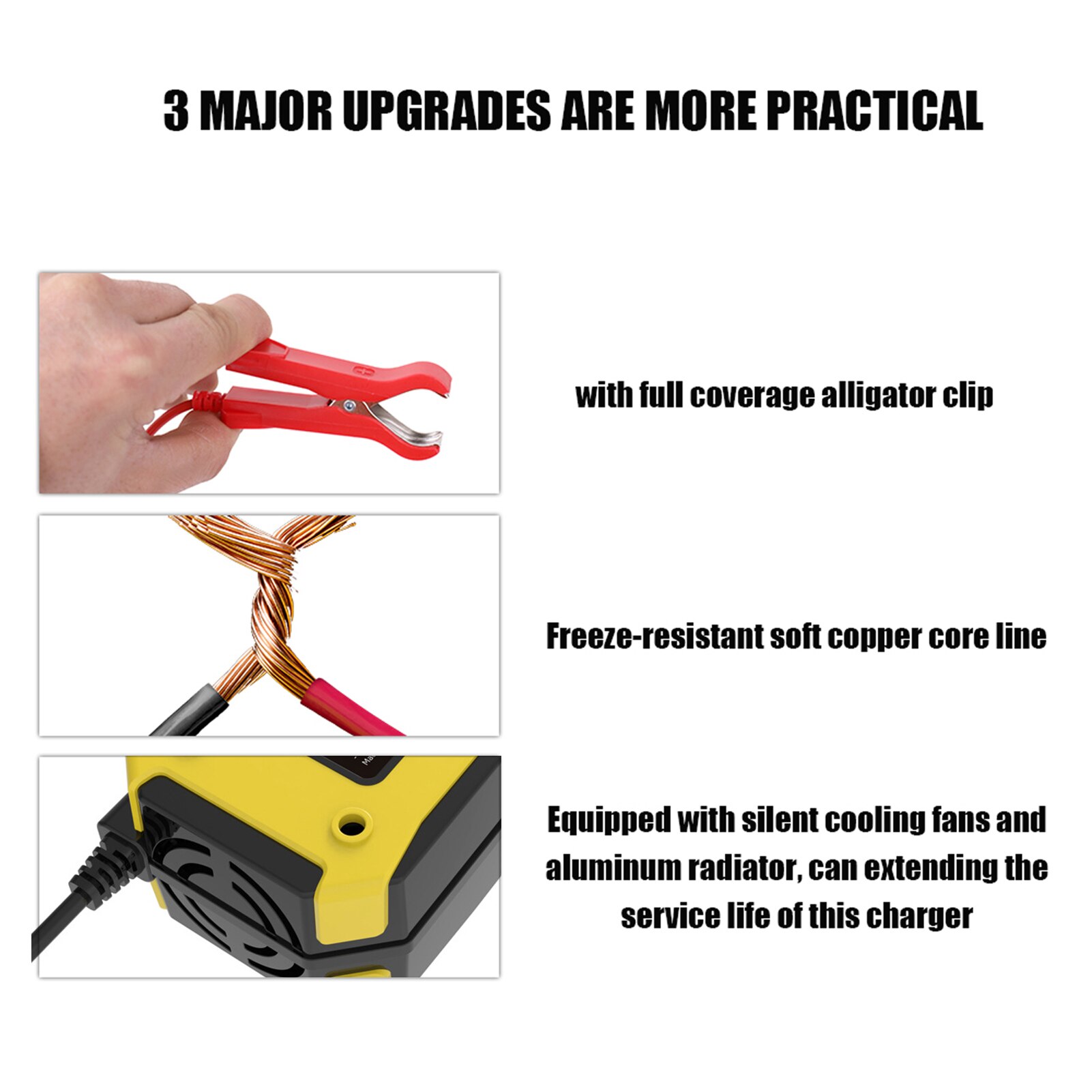 Car Battery Charger 12V 7A Lead-acid Batteries Cha... – Grandado