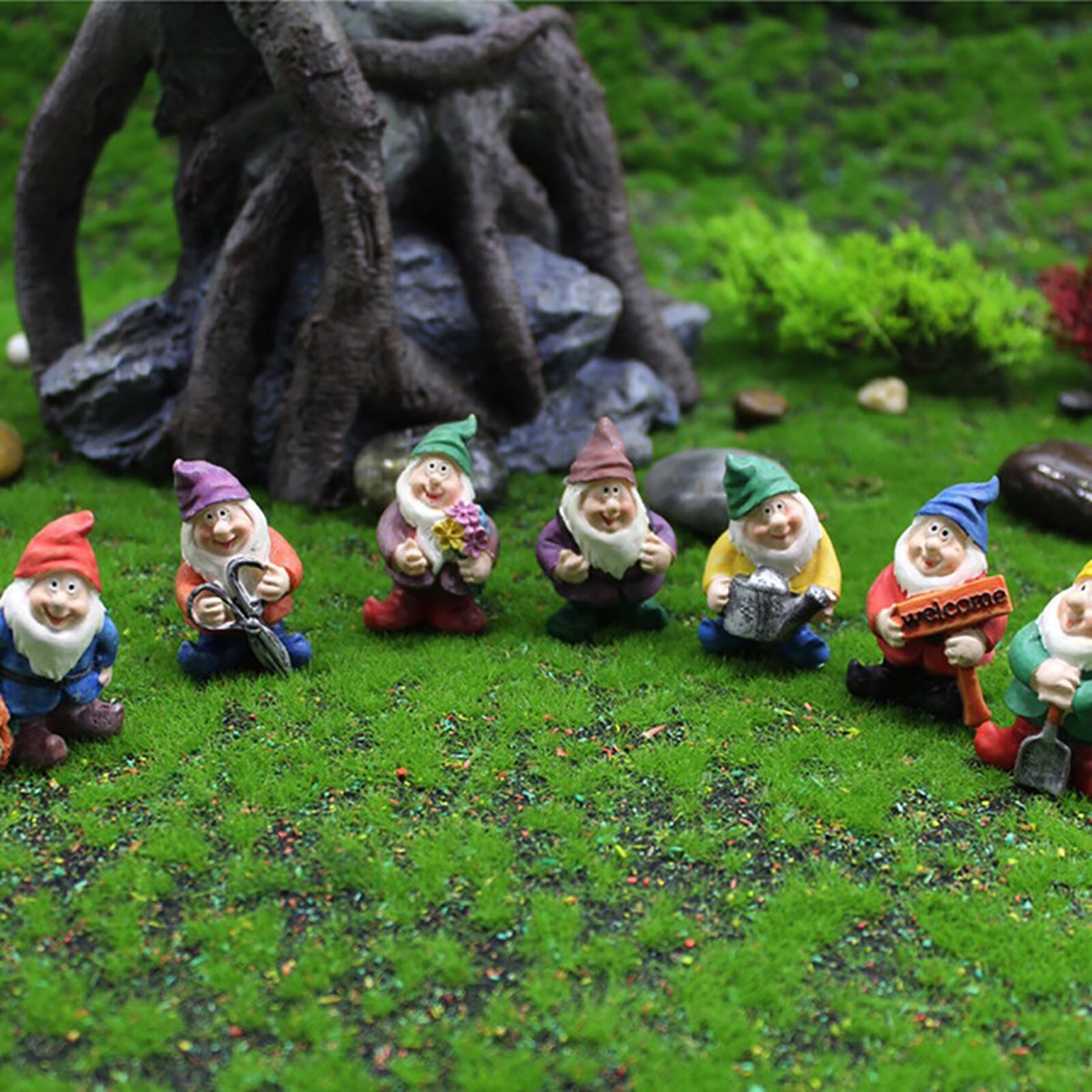 Mini Dronken Gnome Dwergen Grappig Hars Standbeeld... – Grandado