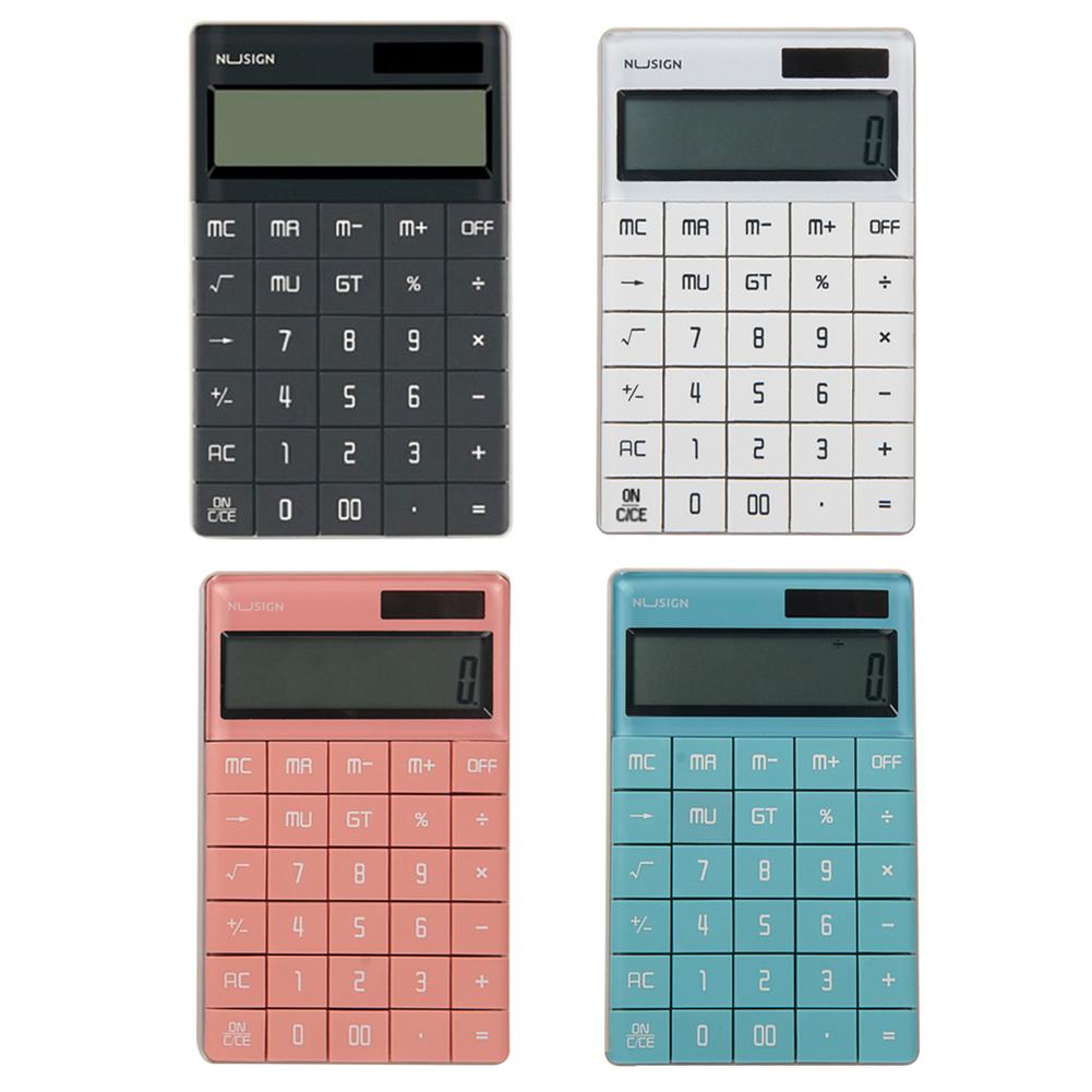 12-bit Calculator Breedbeeld Dual Power Platte Kno... – Grandado