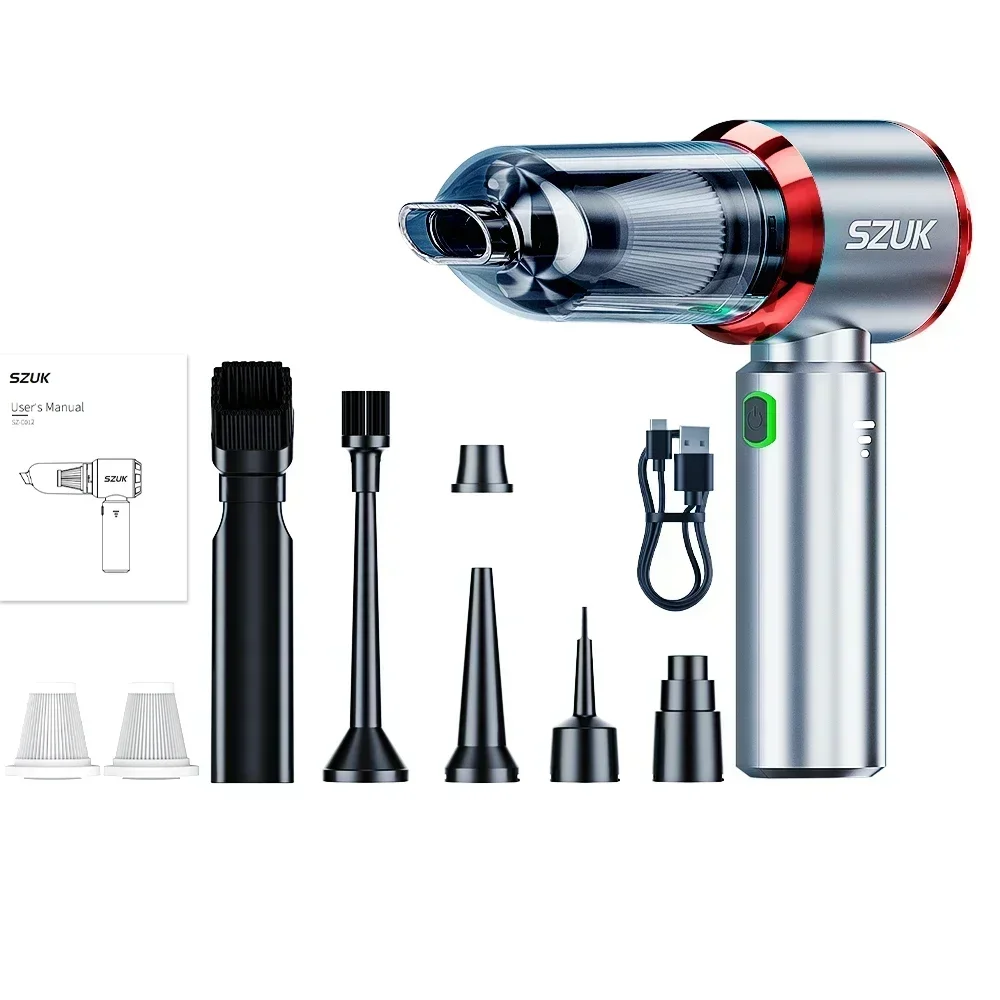 SZUK 985000Pa Wireless Portable Vacuum Cleaner Car... – Grandado