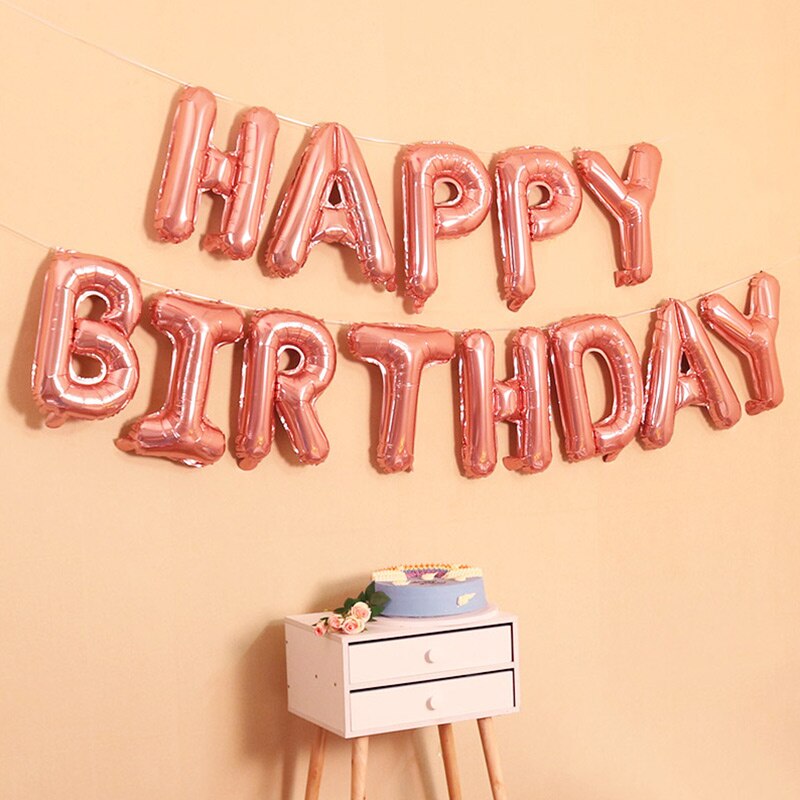 13Pcs Happy Birthday Balloon Set Colorful Party De... – Grandado