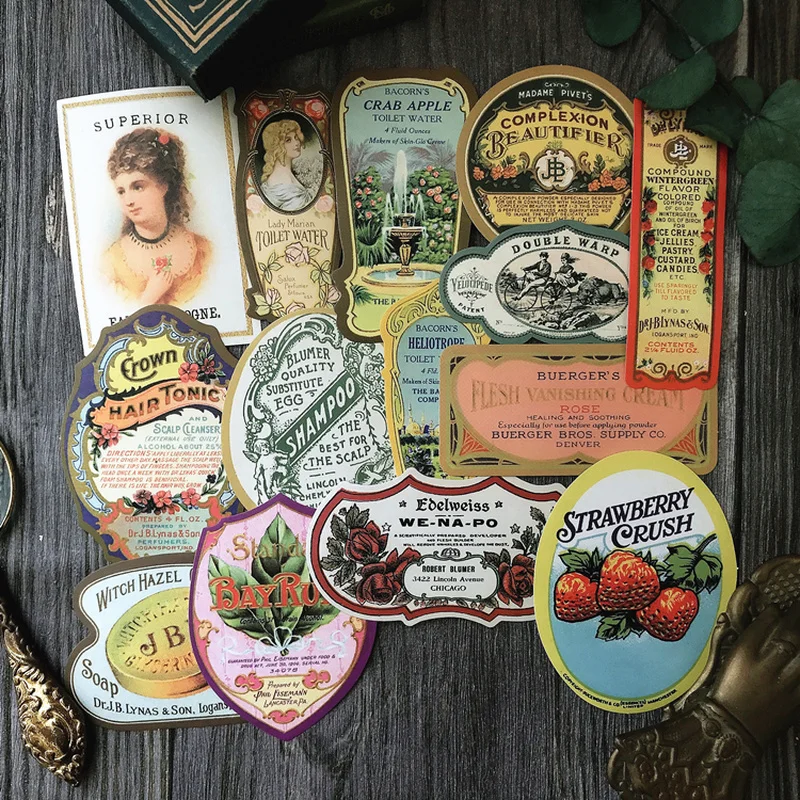 14Pcs Tim Holtz Style Brand Junk Journal Ephemera ... – Grandado